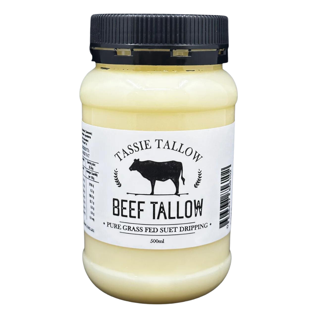 Tassie Tallow - Australian Grass-Fed Beef Tallow - 500mL – Jivita.com.au